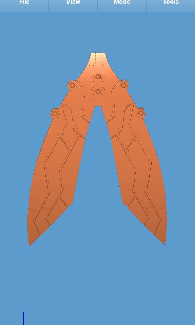 SHIN KAMEN RIDER Breastplate and back wings 3D printing STL file ...