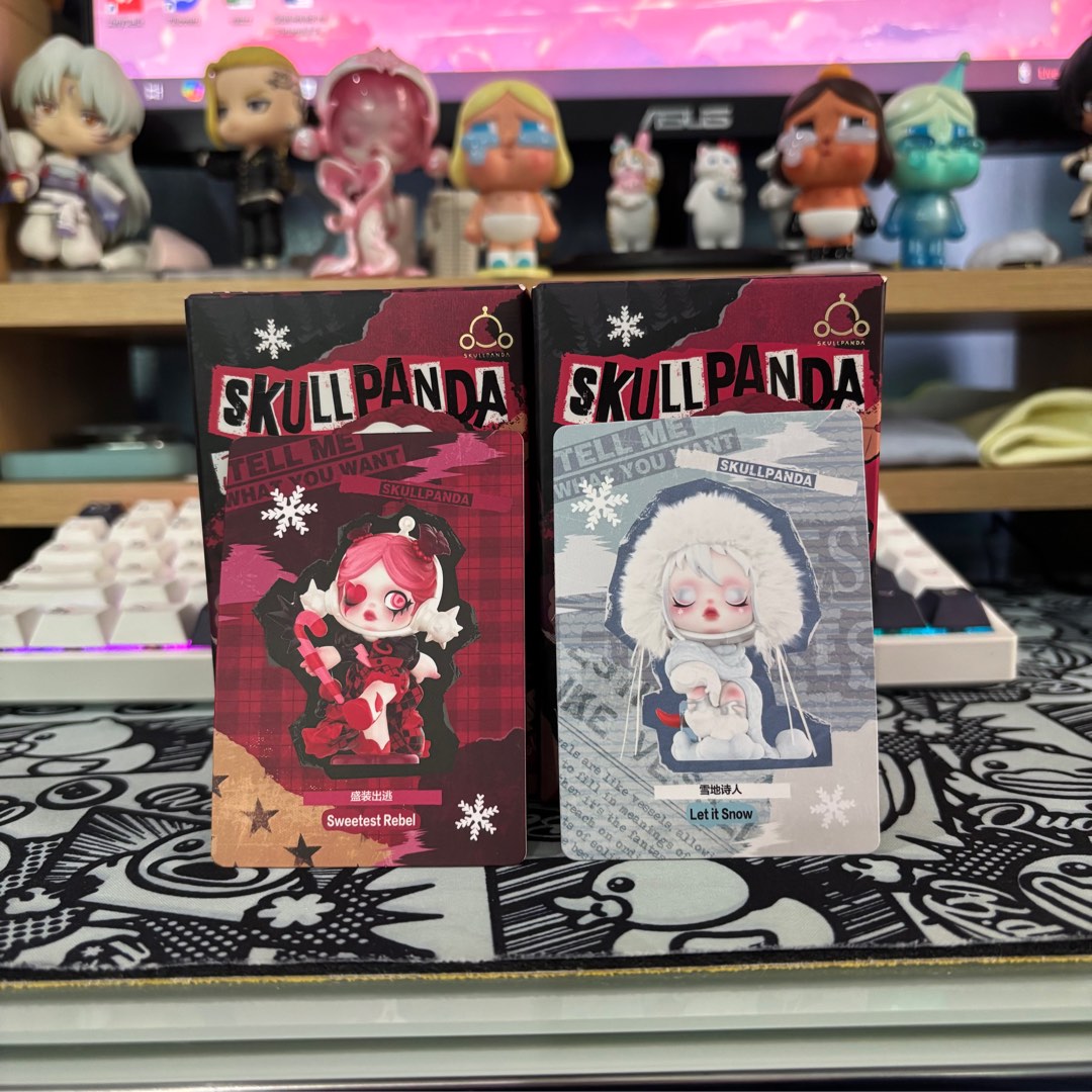SkullPanda Let it Snow/Sweetest Rebel Set, Hobbies & Toys, Toys & Games ...