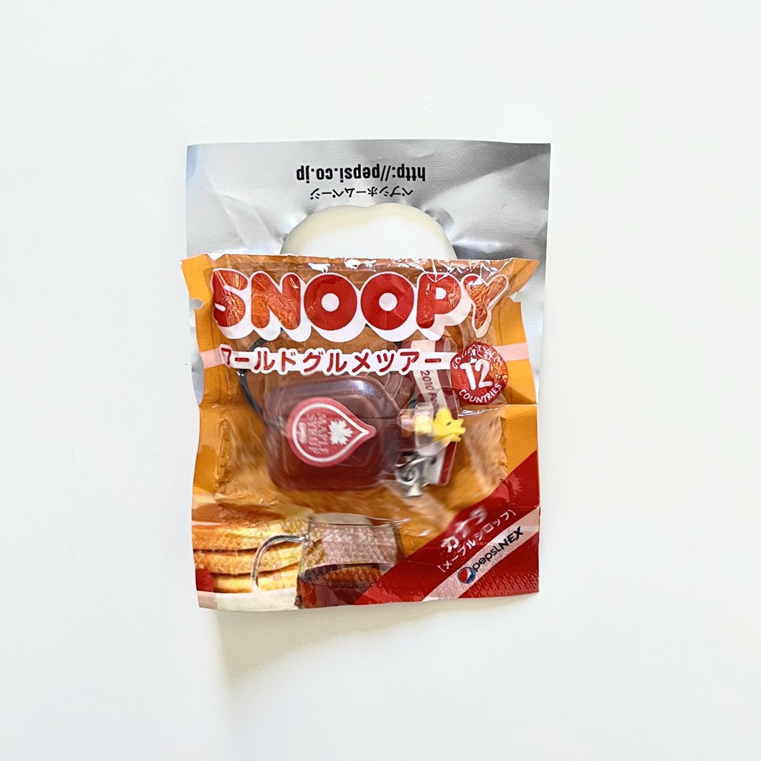 snoopy woodstock mapple syrup phone strap charm keychain anik anik ...