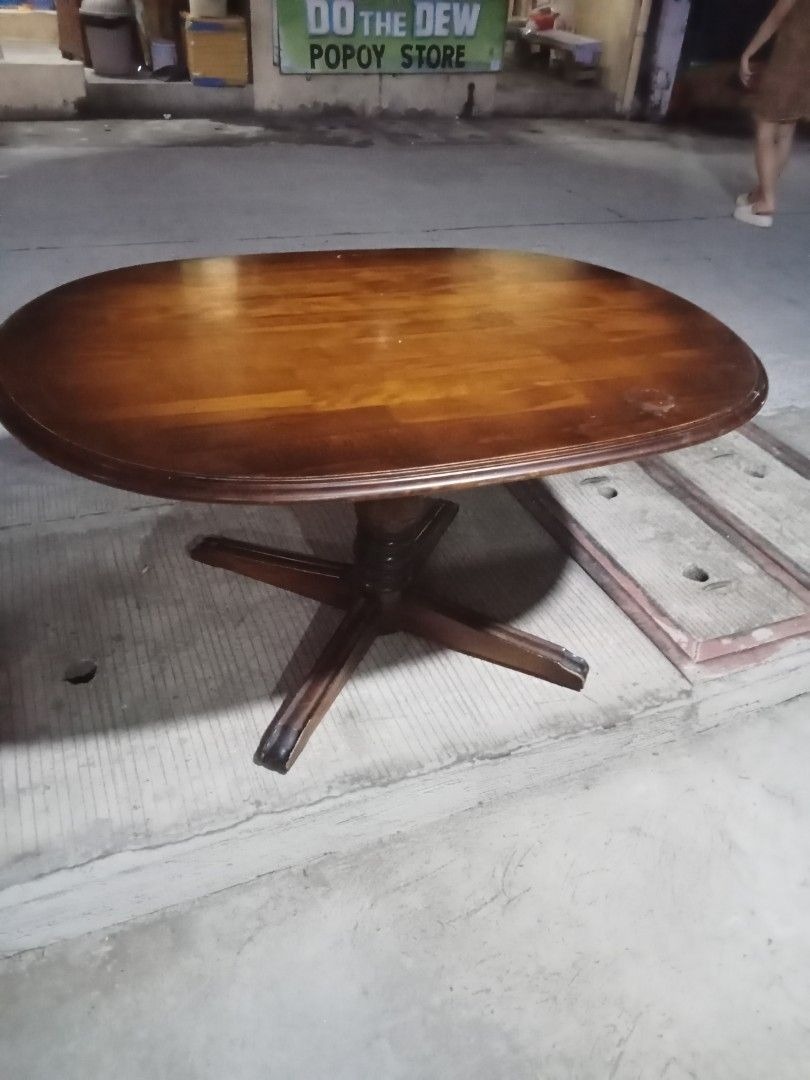 Solidwood Oval Dining TAble Japan Surplus, Furniture & Home Living, Furniture, Tables & Sets on ...