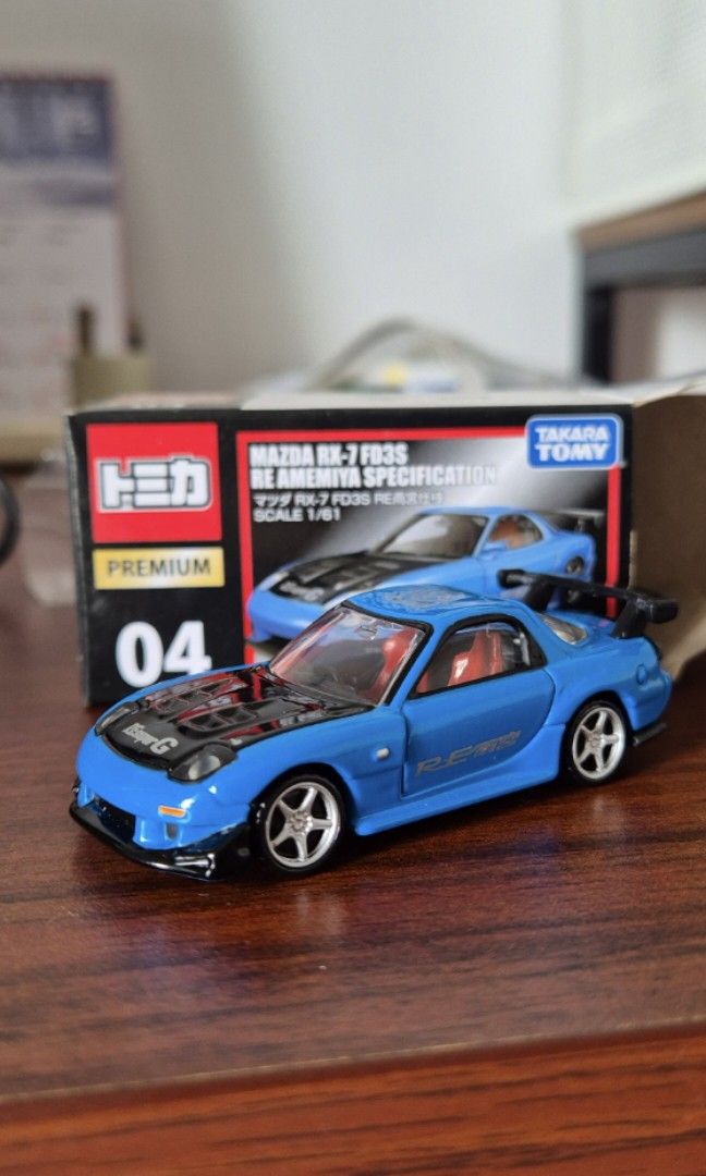 Tomica Premium Mazda RX-7 FD3S Re Amemiya Specification, Hobbies & Toys, Toys & Games on Carousell