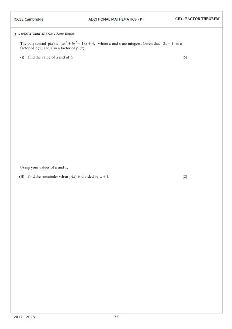 Topical IGCSE Past Year Papers with Answer Sheets | 7 Years | 3 ...