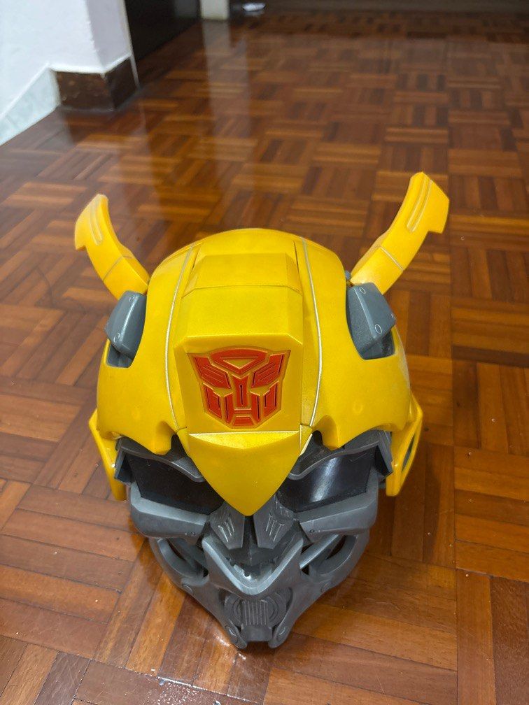Transformers ROTF Bumble Bee helmet, Hobbies & Toys, Toys & Games on Carousell