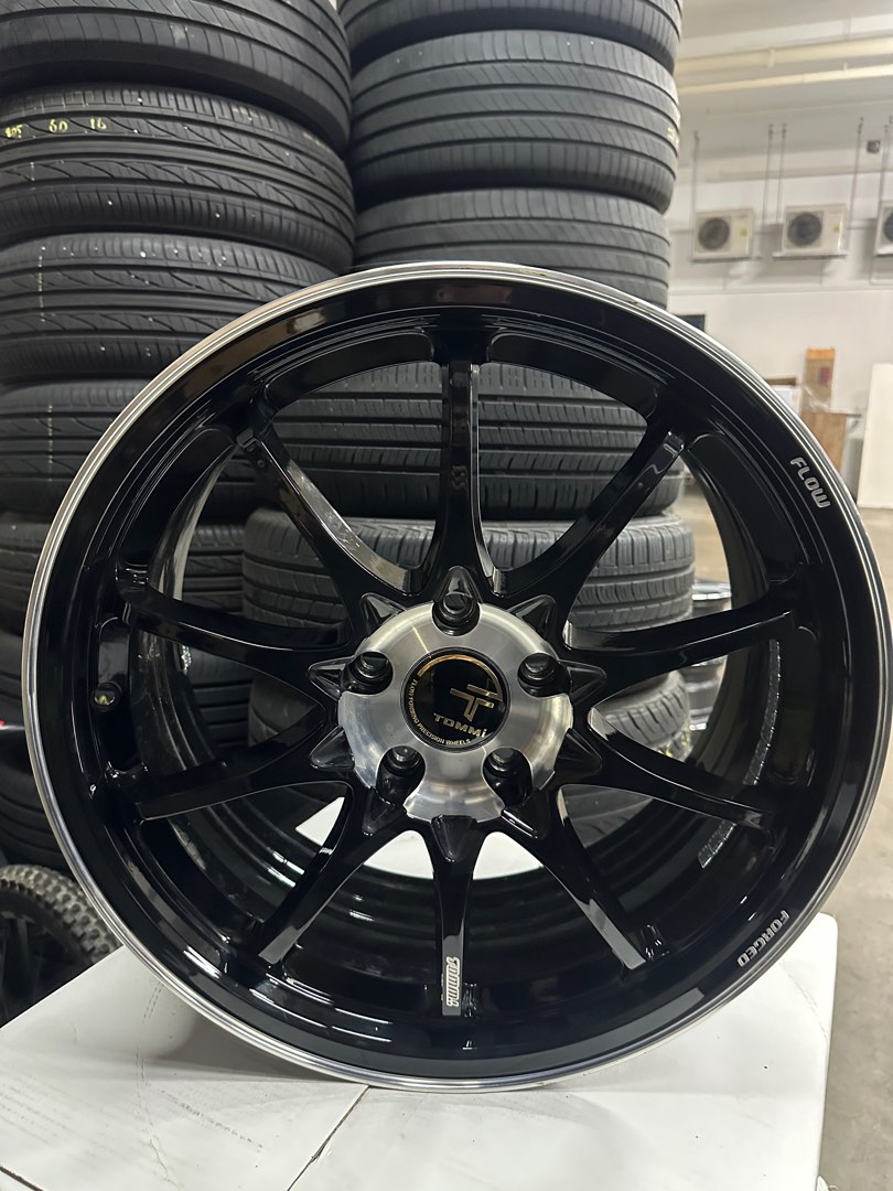 Used 18 original TOMMI rim ce28 one set, Car Accessories, Tyres & Rims ...