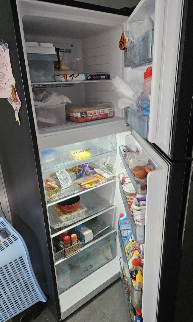 Used refrigerator - HITACHI R-VX480PMS9 407L 2-DOOR INVERTER FRIDGE (3 ...