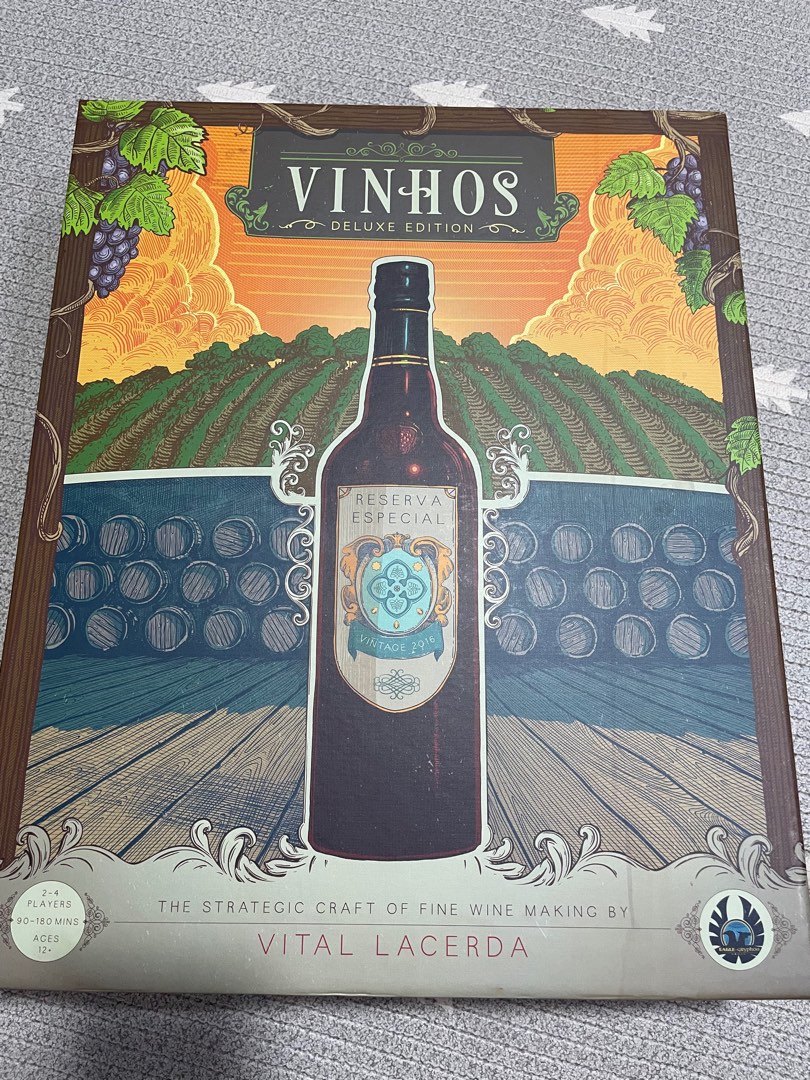 Vinhos deluxe edition (with 3D printed inserts), Hobbies & Toys, Toys ...