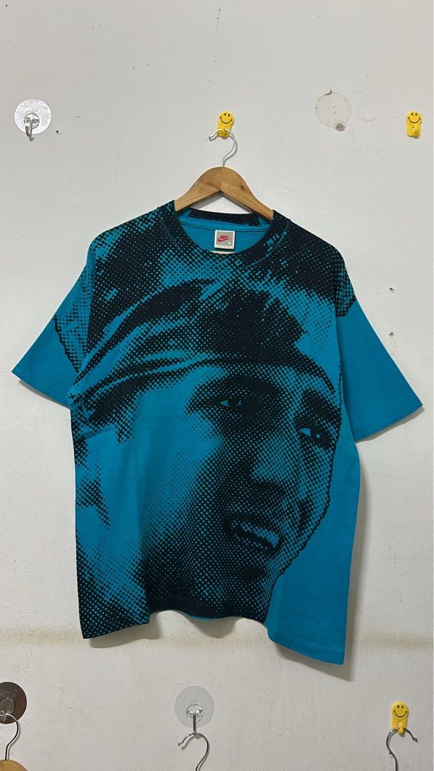 Vintage 80s 90s Nike Andre Agassi Pixel Big Face Mens Fashion Activewear On Carousell