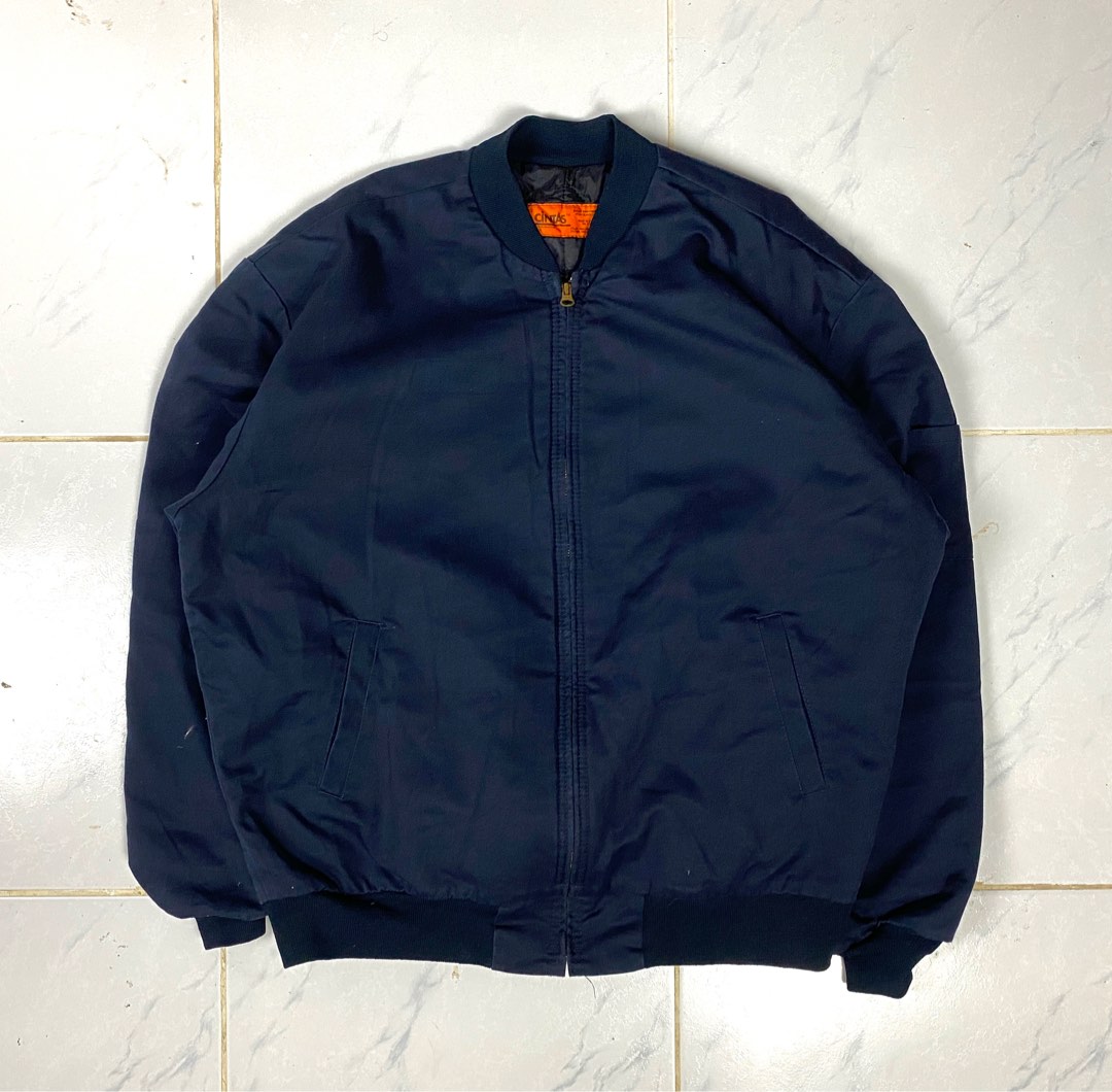 Vintage Cintas Work wear Bomber Jacket, Men's Fashion, Coats, Jackets ...