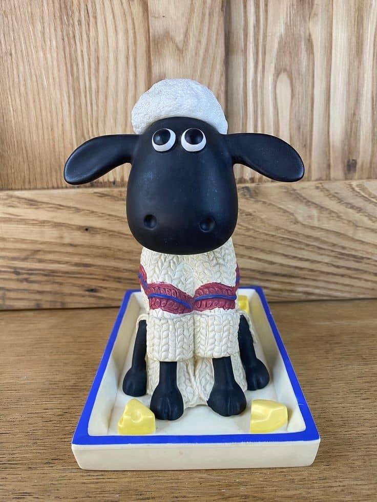 Wallace and Gromit Aardman Vintage Shaun The Sheep- Nodding Shaun ...