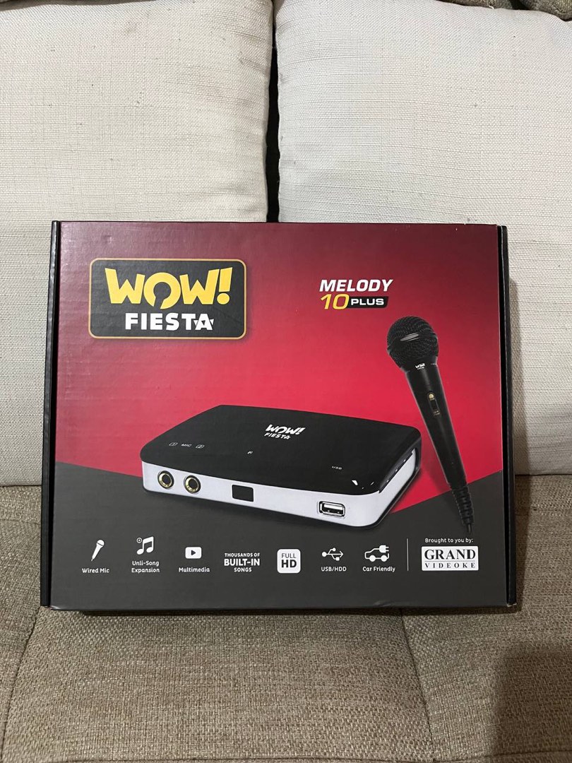 Wow Magic Sing Fiesta Melody 10 Plus, TV & Home Appliances, TV ...