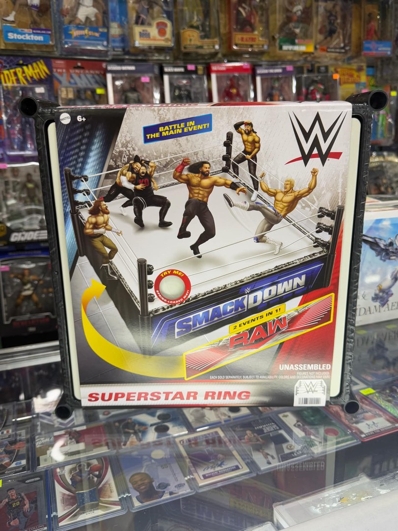 Wwe Mattel Ring, Hobbies & Toys, Toys & Games on Carousell