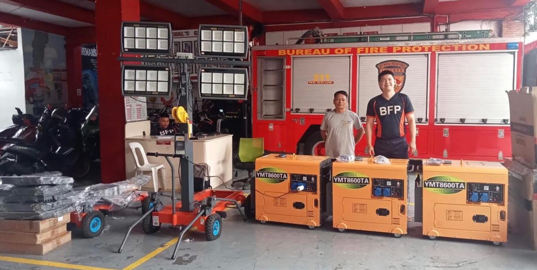 YAMATO TOWER LIGHT WITH YAMATO DIESEL SILENT GENERATOR 7KVA, Commercial ...