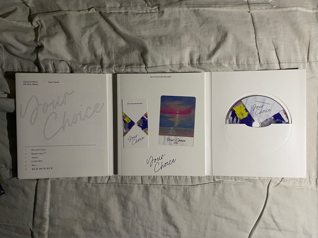 seventeen your choice unsealed album (one side ver.), Hobbies & Toys ...