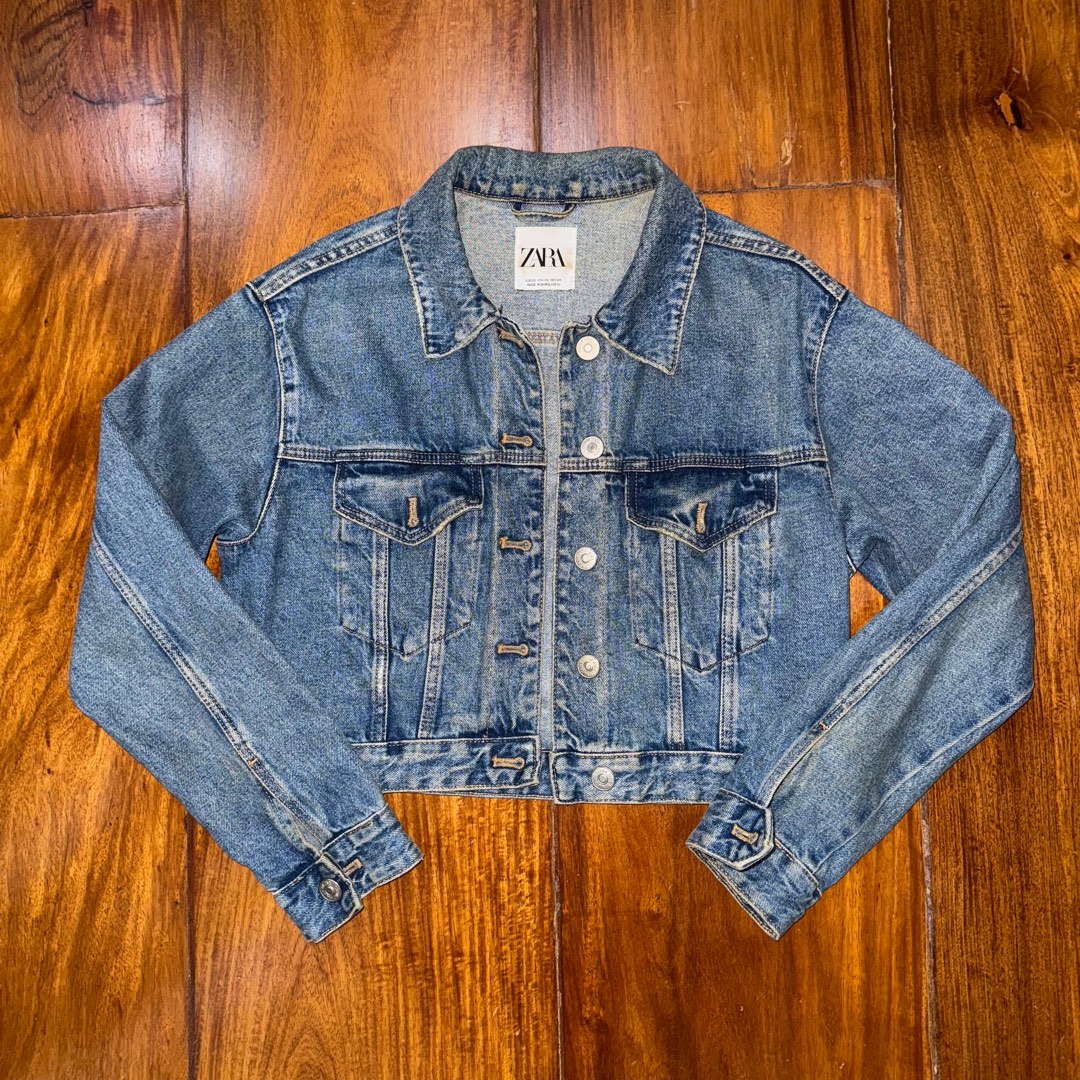 ZARA DENIM JACKET, Women's Fashion, Coats, Jackets and Outerwear on ...