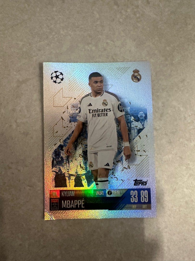 1 Kylian Mbappe match attack card, Hobbies & Toys, Collectibles ...
