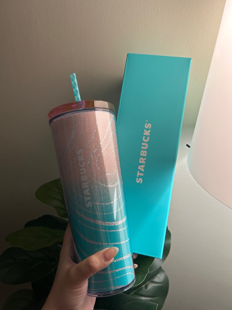 2025 Starbucks Turquoise Cold Cup, Furniture & Home Living, Kitchenware ...