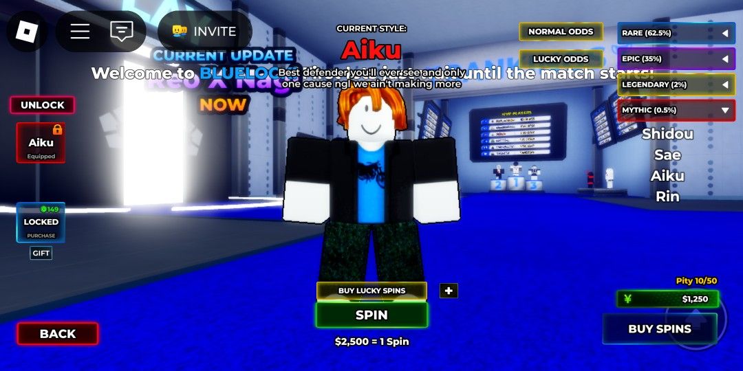 Blue lock rivals account, aiku style with chameleon flow, Video Gaming ...