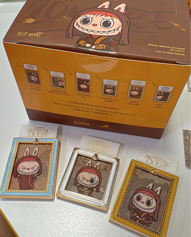 BNIF Labubu Artistic Quest Limited ed Louvre Paris, Hobbies & Toys ...