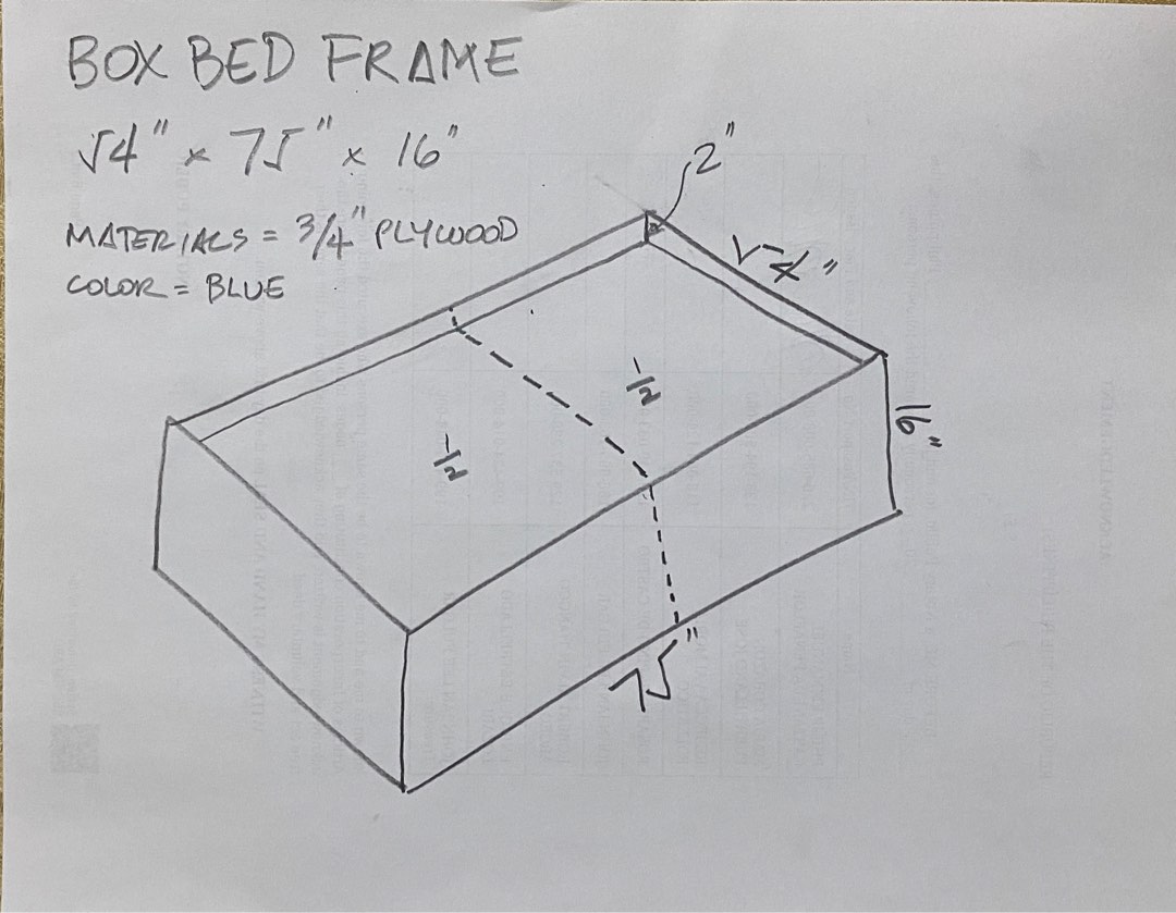 Box Bed Frame, Furniture & Home Living, Furniture, Bed Frames ...