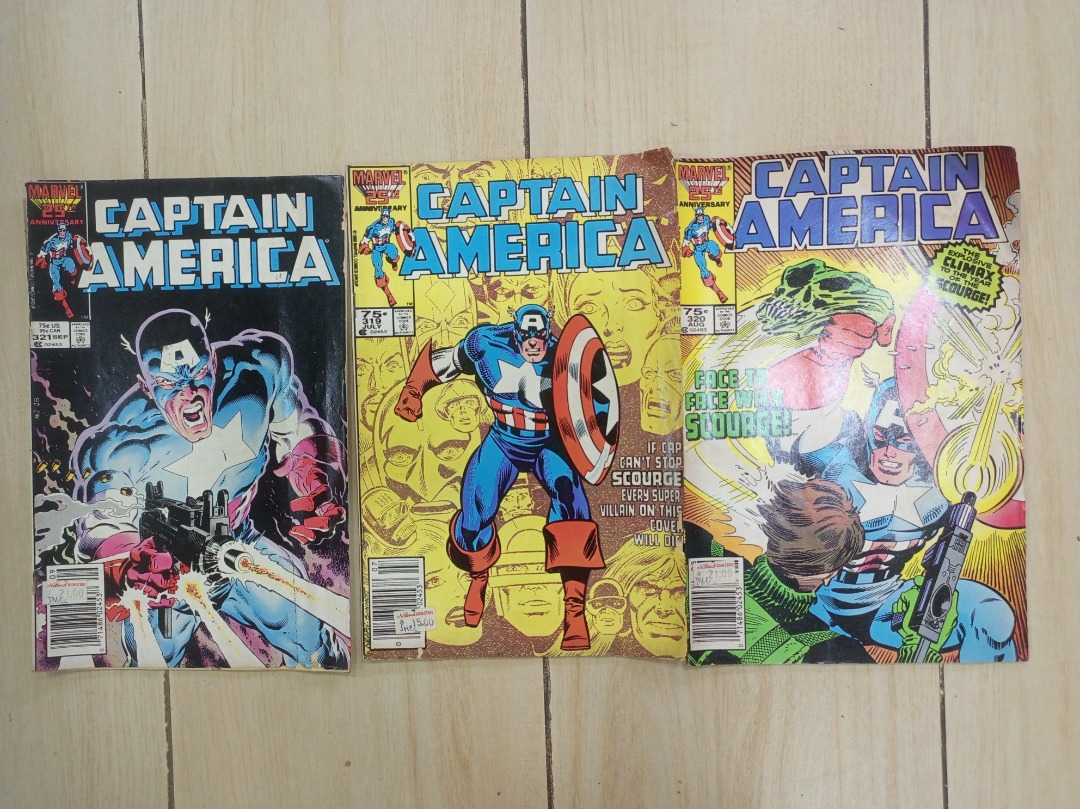Marvel Captain America Comics (#319, #320, #321), Hobbies & Toys, Books ...