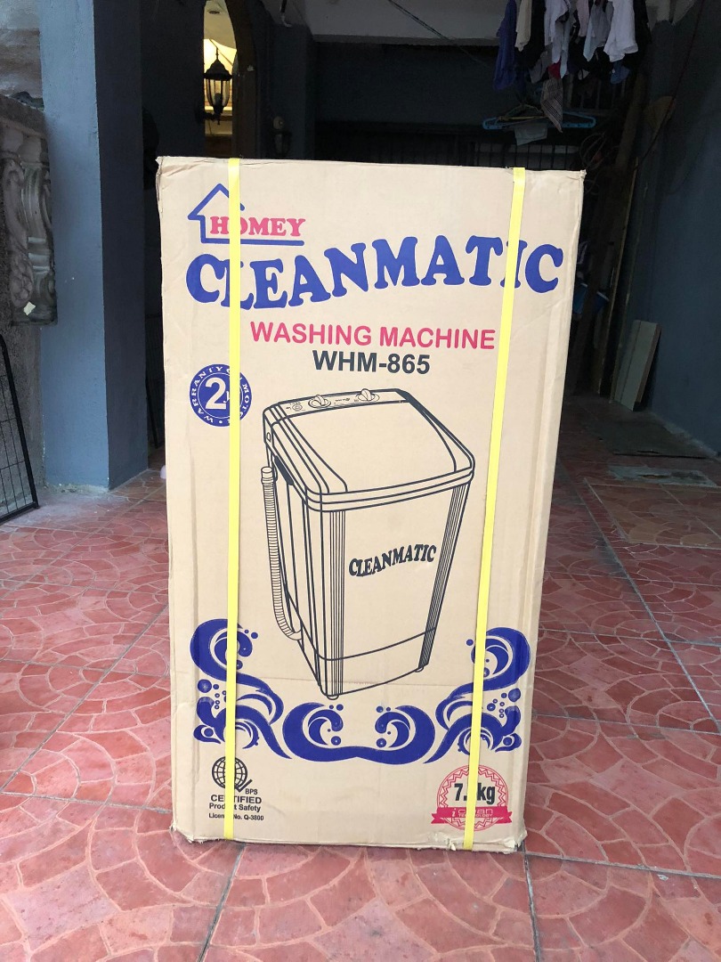 CLEANMATIC Washing Machine, TV & Home Appliances, Washing Machines and ...