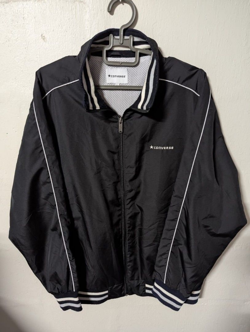 Converse Jacket Black, Men's Fashion, Coats, Jackets and Outerwear on ...