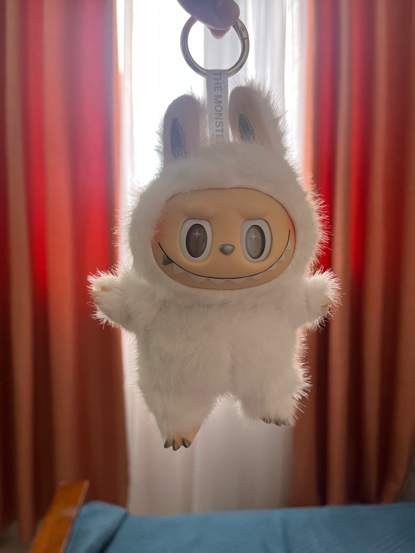 Customized Labubu Angel In Clouds Zimomo Vinyl Plush Charm, Hobbies ...