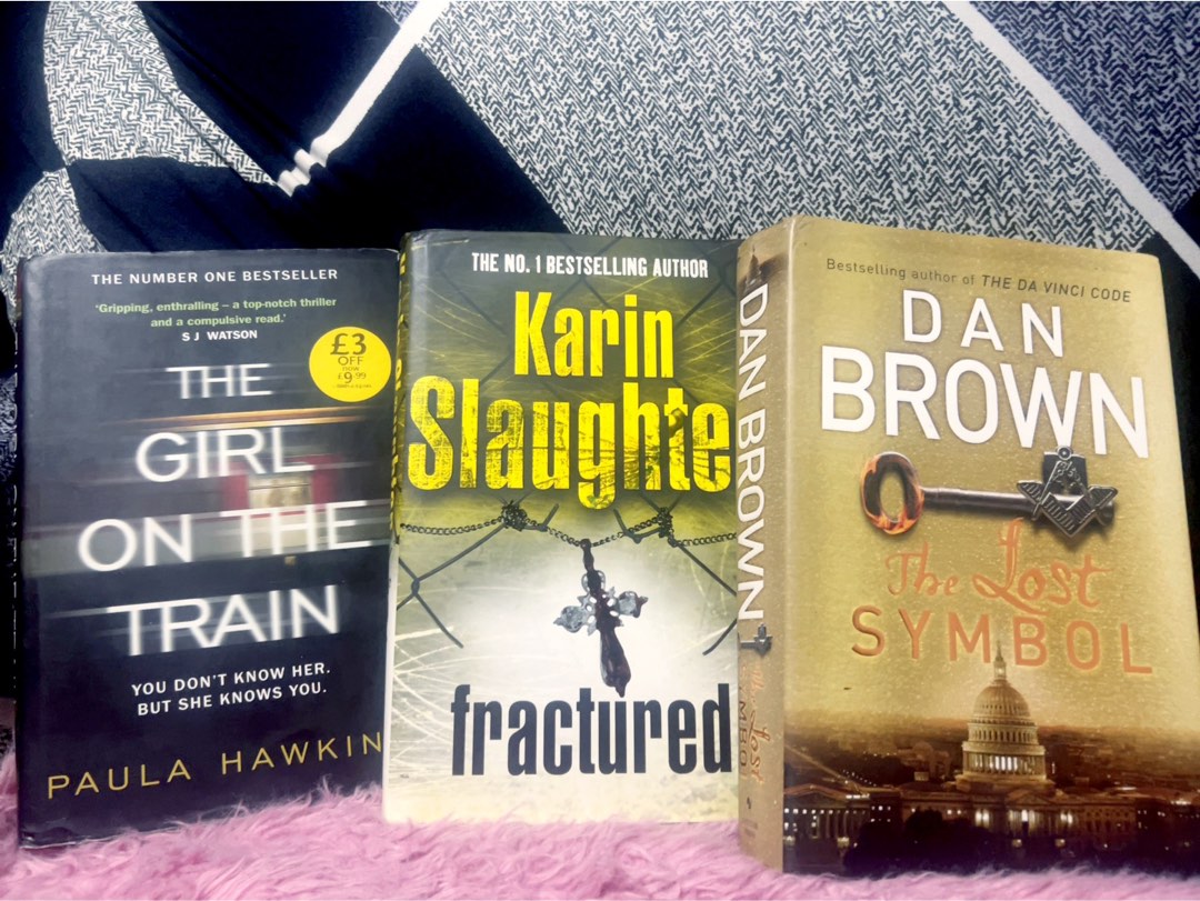 Dan Brown, Karin Slaughter and Paula Hawkins Books, Hobbies & Toys, Books & Magazines, Fiction ...