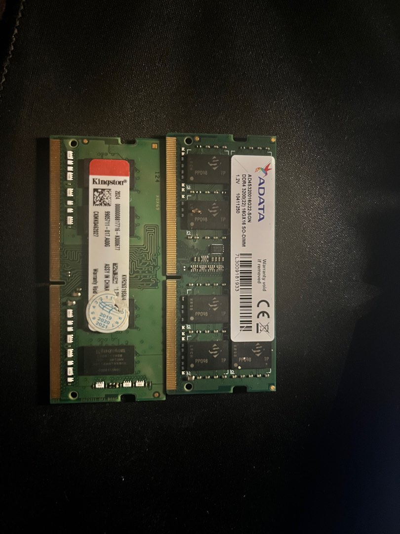DDR4L 16gb 3200MHZ and DDR4L 4GB 2666MHZ, Computers & Tech, Parts ...
