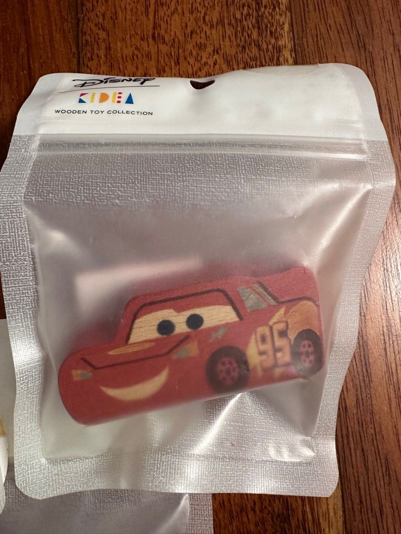 Disney Korea kids wooden toy lightning McQueen mater buzz, Hobbies ...
