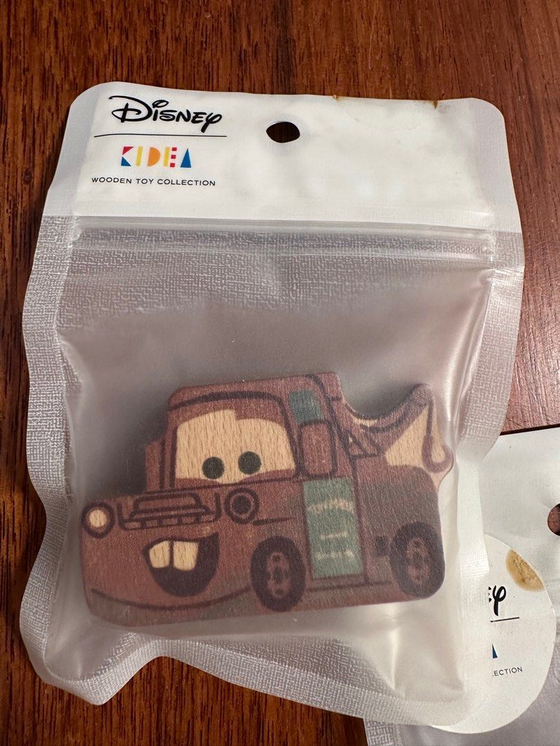 Disney Korea kids wooden toy lightning McQueen mater buzz, Hobbies ...