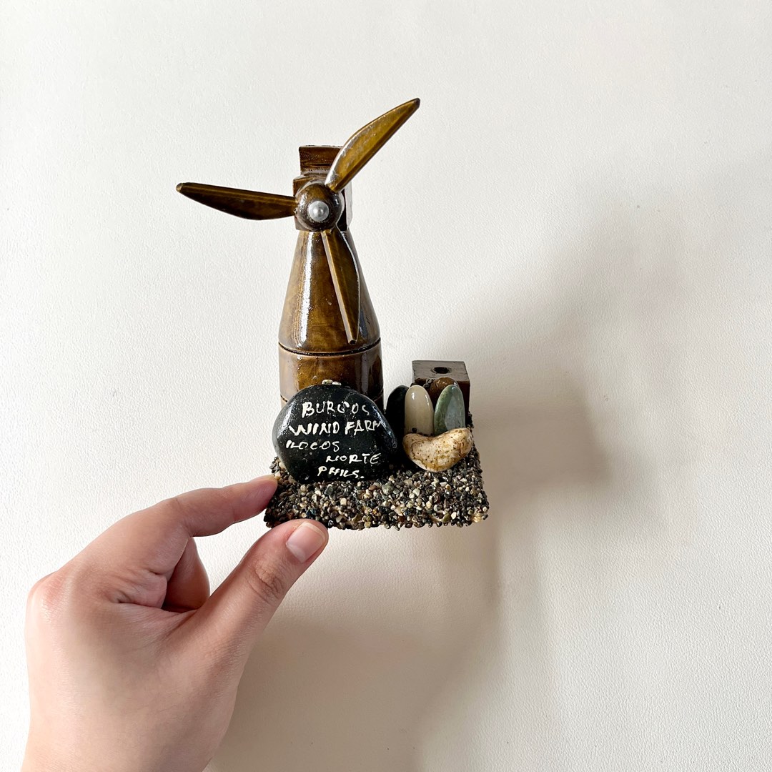 Freebie! Ilocos Norte windmill decor / paper weight / pen holder ...