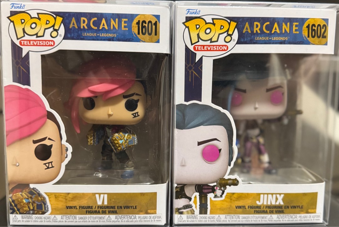 Funko pop - Arcane League of Legends Vi & Jinx, Hobbies & Toys ...