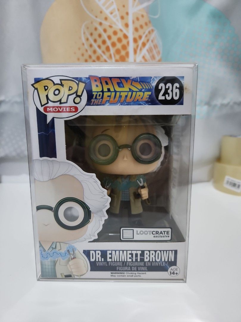 Funko Pop Movies Back to the Future Dr. Emmett Brown Loot Crate ...