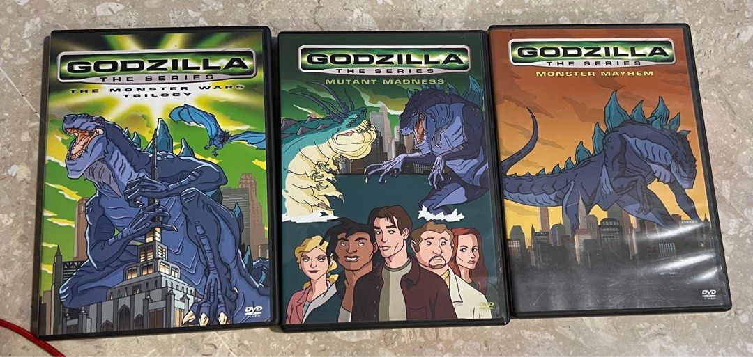 Godzilla Animated Series DVD set, Hobbies & Toys, Music & Media, CDs ...