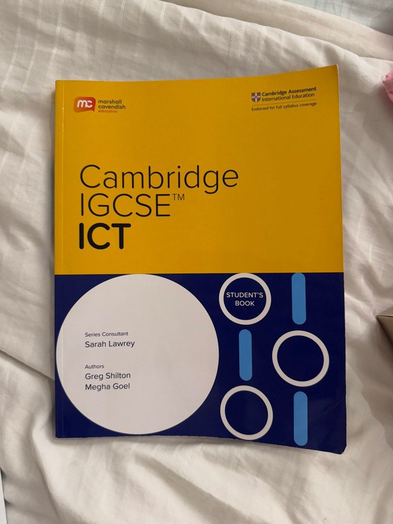 ICT IGCSE WORKBOOK CAMBRIDGE SECONDARY, Hobbies & Toys, Books & Magazines, Textbooks on Carousell