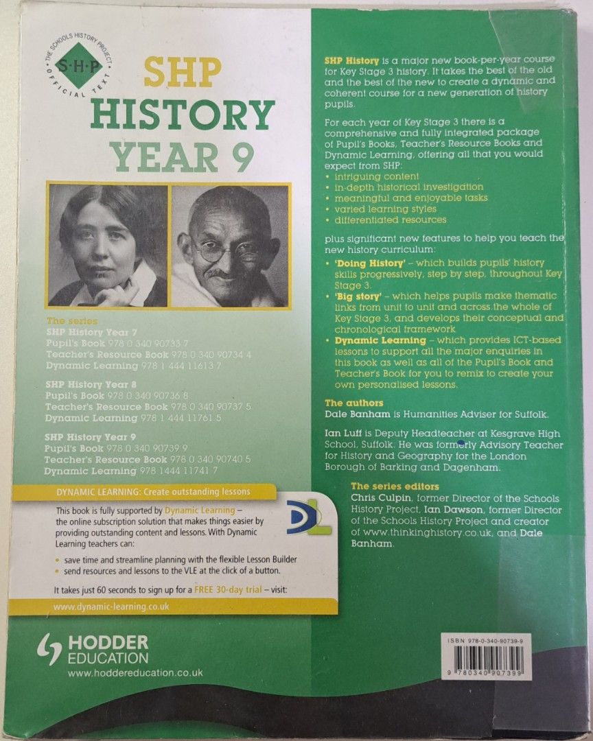 IGCSE SHP History Year 9, Hobbies & Toys, Books & Magazines, Textbooks ...