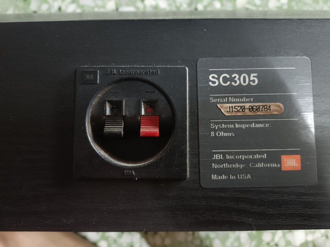 JBL SC305 Audiophile Center Channel Theater Speaker 305, Audio ...