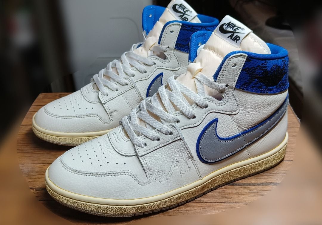 Jordan Air Ship x Awake NY Game Royal, Men's Fashion, Footwear ...