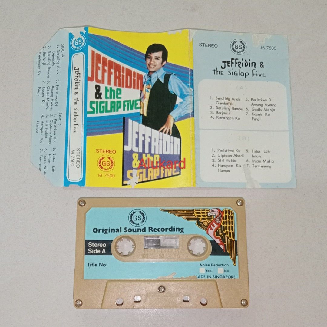 Kaset JEFFRIDIN & THE SIGLAP FIVE, Audio, Other Audio Equipment on ...