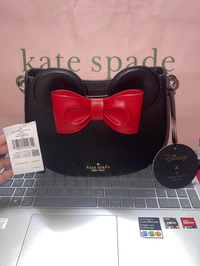 Kate Spade limited Edition mickey Bag, Luxury, Bags & Wallets on Carousell
