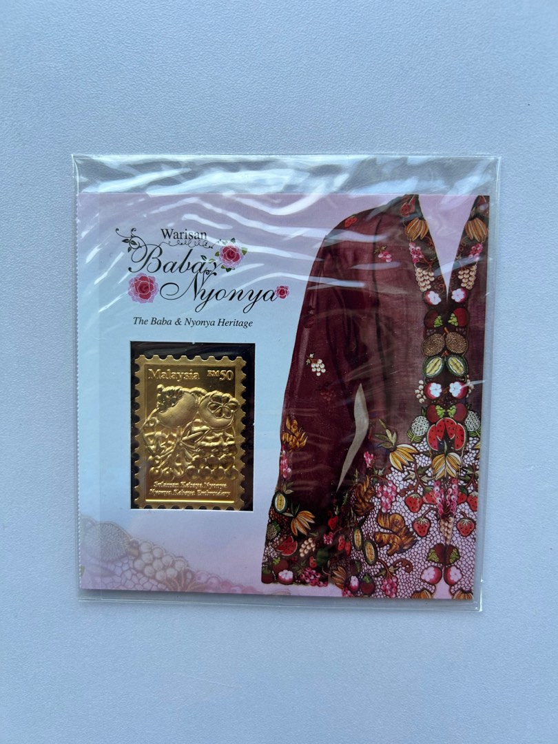 Malaysia : Gold-Plated Stamp - The Baba & Nyonya Heritage (2014 ...