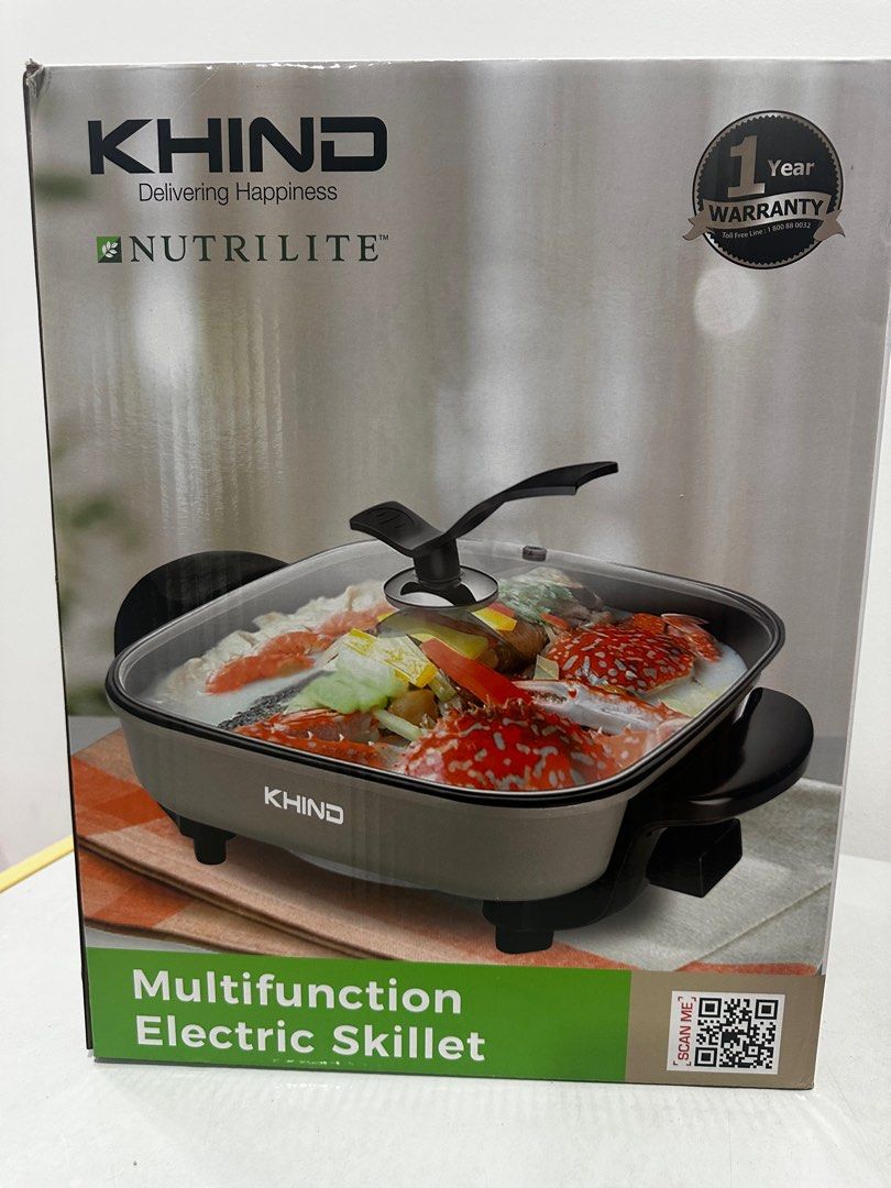 Khind Multifunction Electirc Skillet Cooker, TV & Home Appliances ...