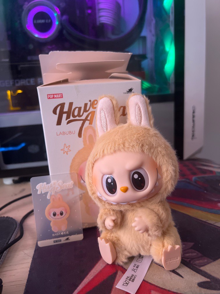 Labubu V2, Baba w/ card & box, Popmart, Hobbies & Toys, Collectibles ...