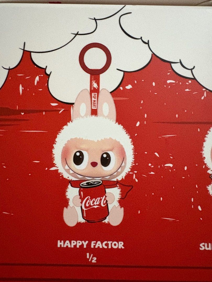 Labubu Coca Cola Happy Factory, Hobbies & Toys, Toys & Games on Carousell
