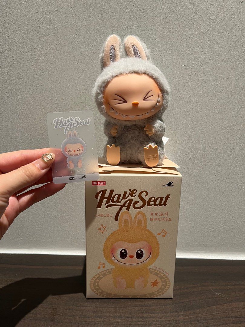 Labubu v2 (Hehe) Original from Popmart, Hobbies & Toys, Toys & Games on ...