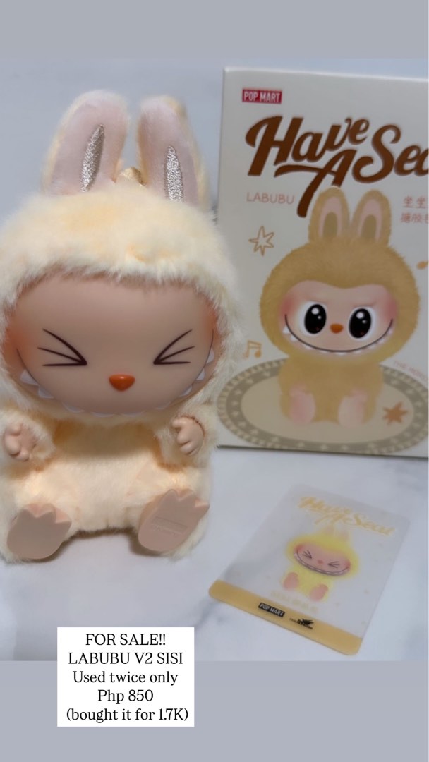 Labubu v2 SISI, Hobbies & Toys, Toys & Games on Carousell