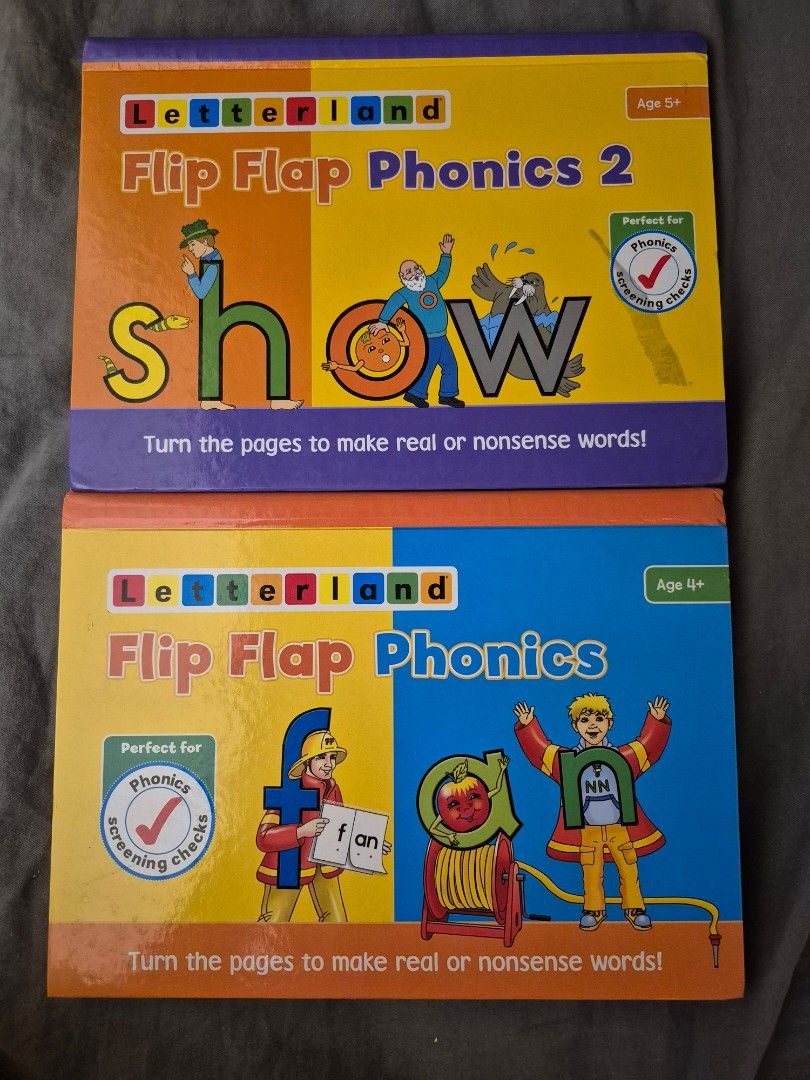 letterland Flip Flap Phonics, 興趣及遊戲, 書本 & 文具, 兒童書籍 - Carousell