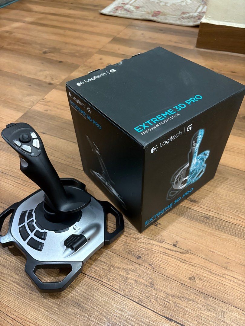 Logitech Extreme 3D Pro Gaming Joystick Flight Simulator, Video Gaming ...