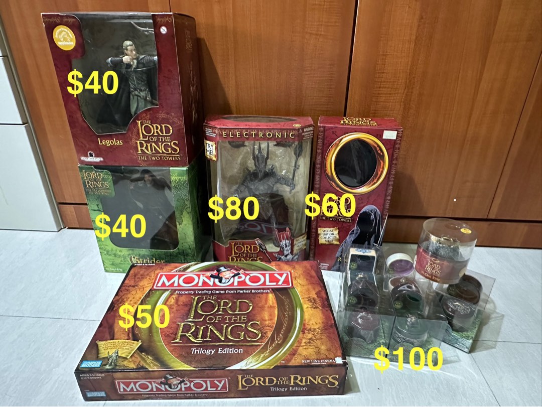 Lord of the Rings Items, Hobbies & Toys, Toys & Games on Carousell